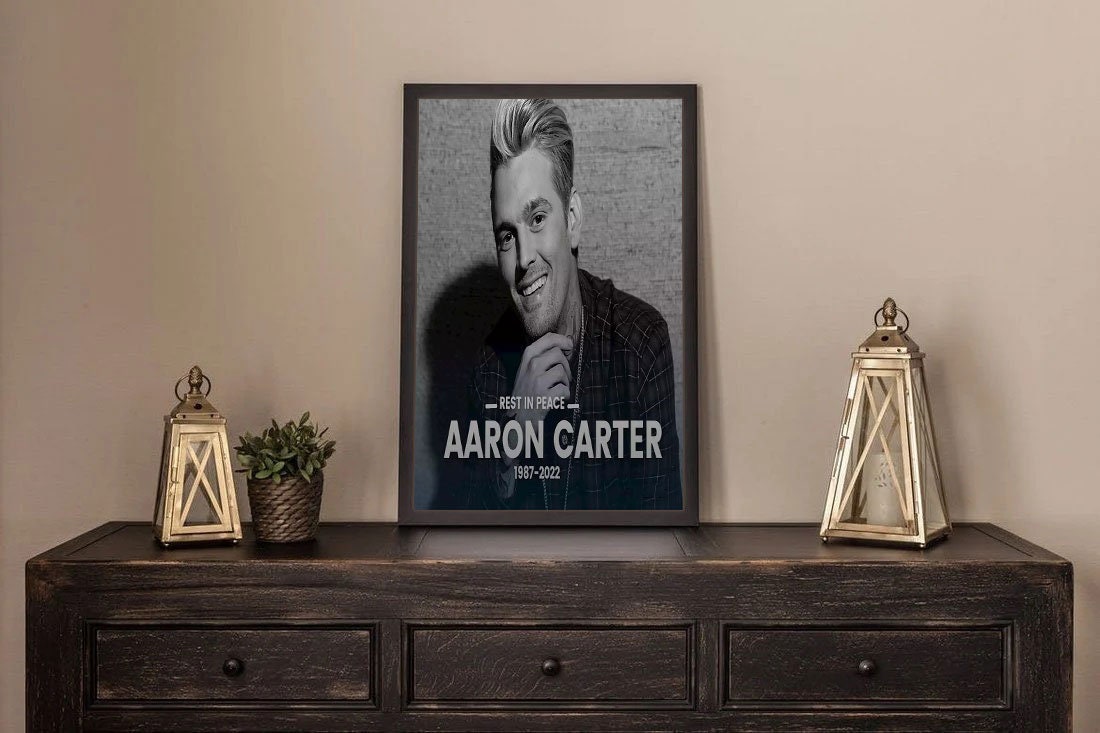 Rest In Peace Aaron Carter Poster, Rip Aaron Carter Poster sold by ...
