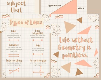 Math Posters Geometry - Etsy