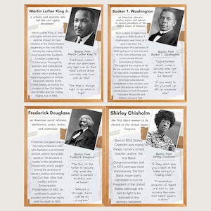10 Educational Black History Posters, Social Studies, Black Historical ...