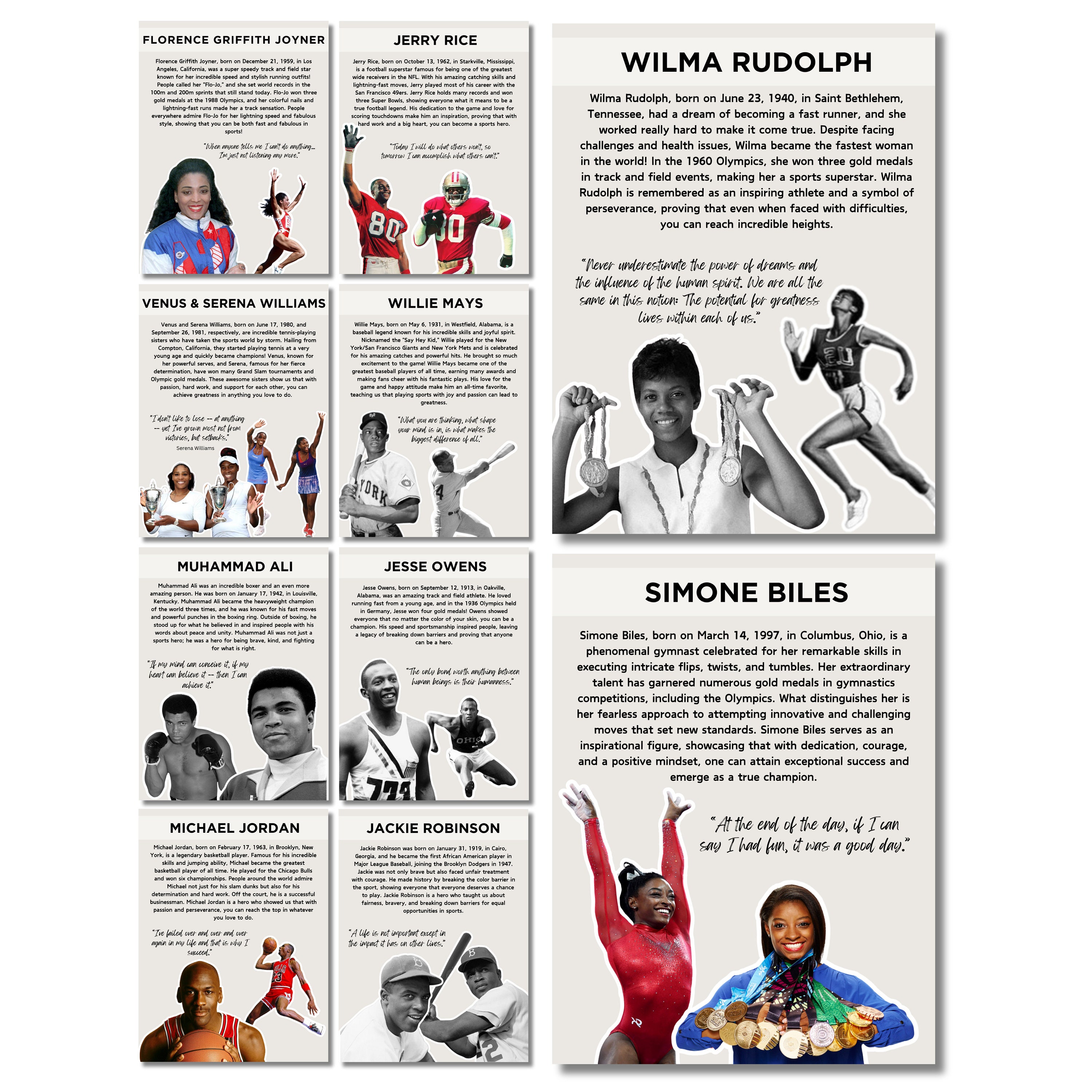 10 Educational Black History Sports Posters, Social Studies, Posters ...