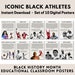 10 Educational Black History Sports Posters, Social Studies, Posters ...