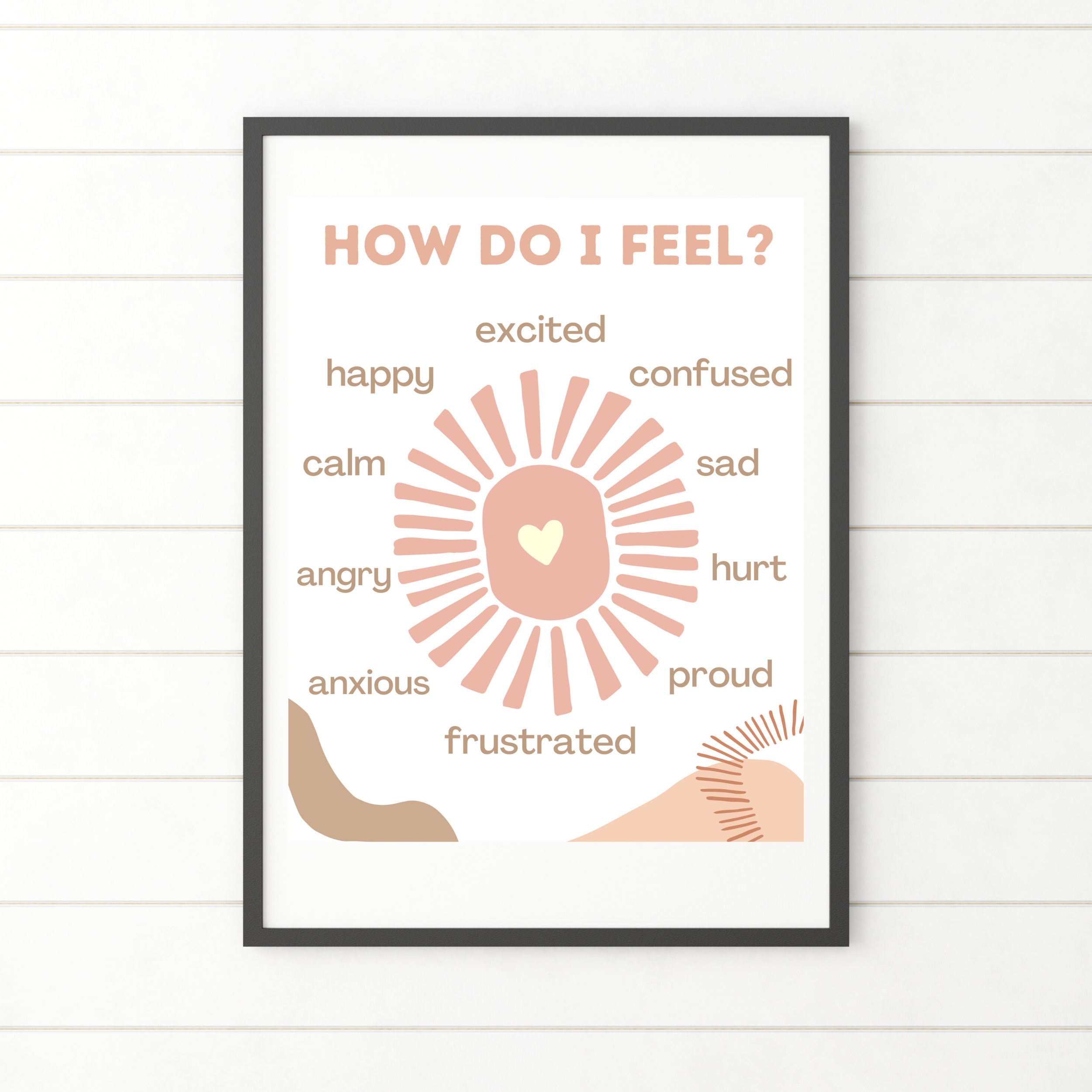 Set of 4 Calming Corner Posters, Calm Down Printable Decor, Social ...