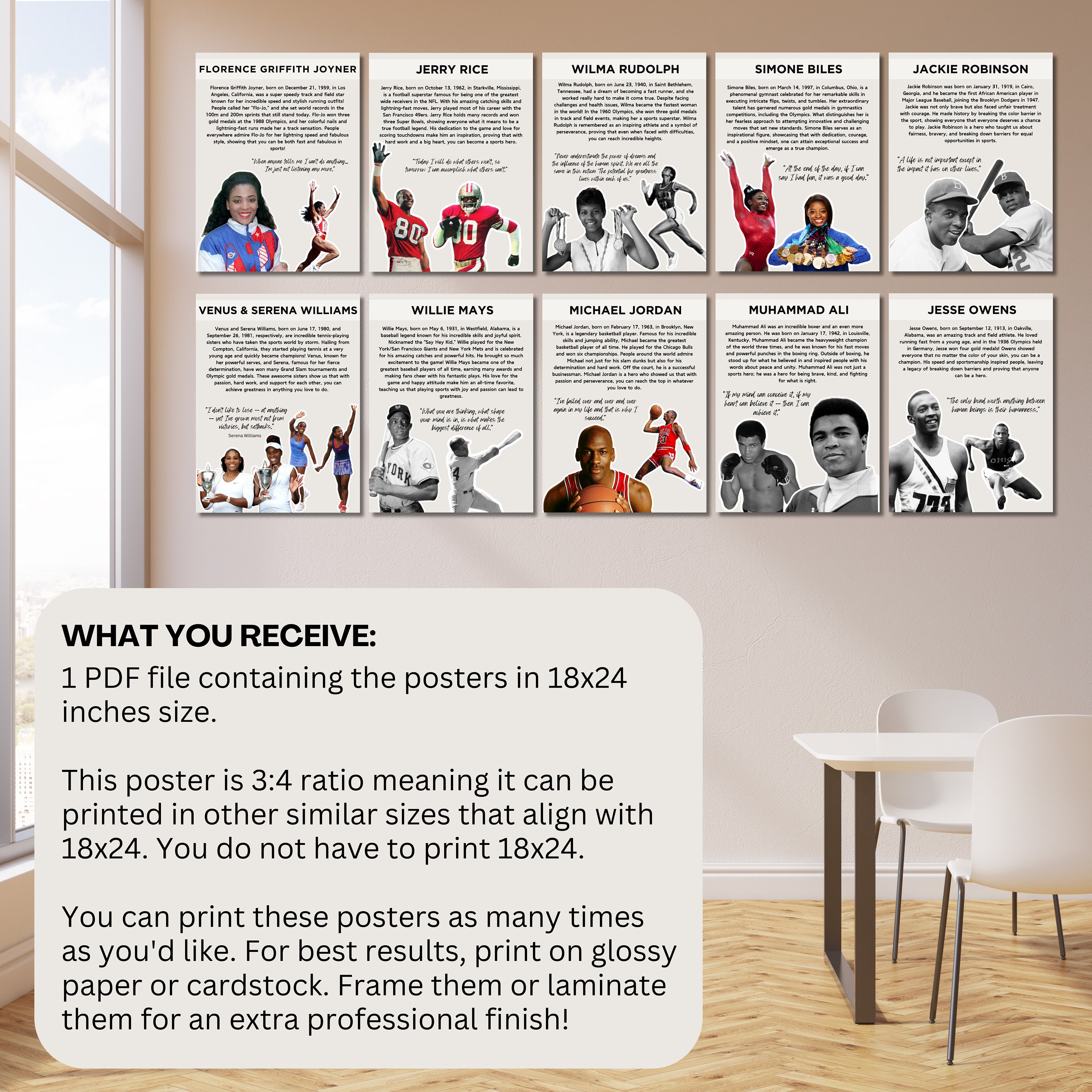 10 Educational Black History Sports Posters, Social Studies, Posters ...