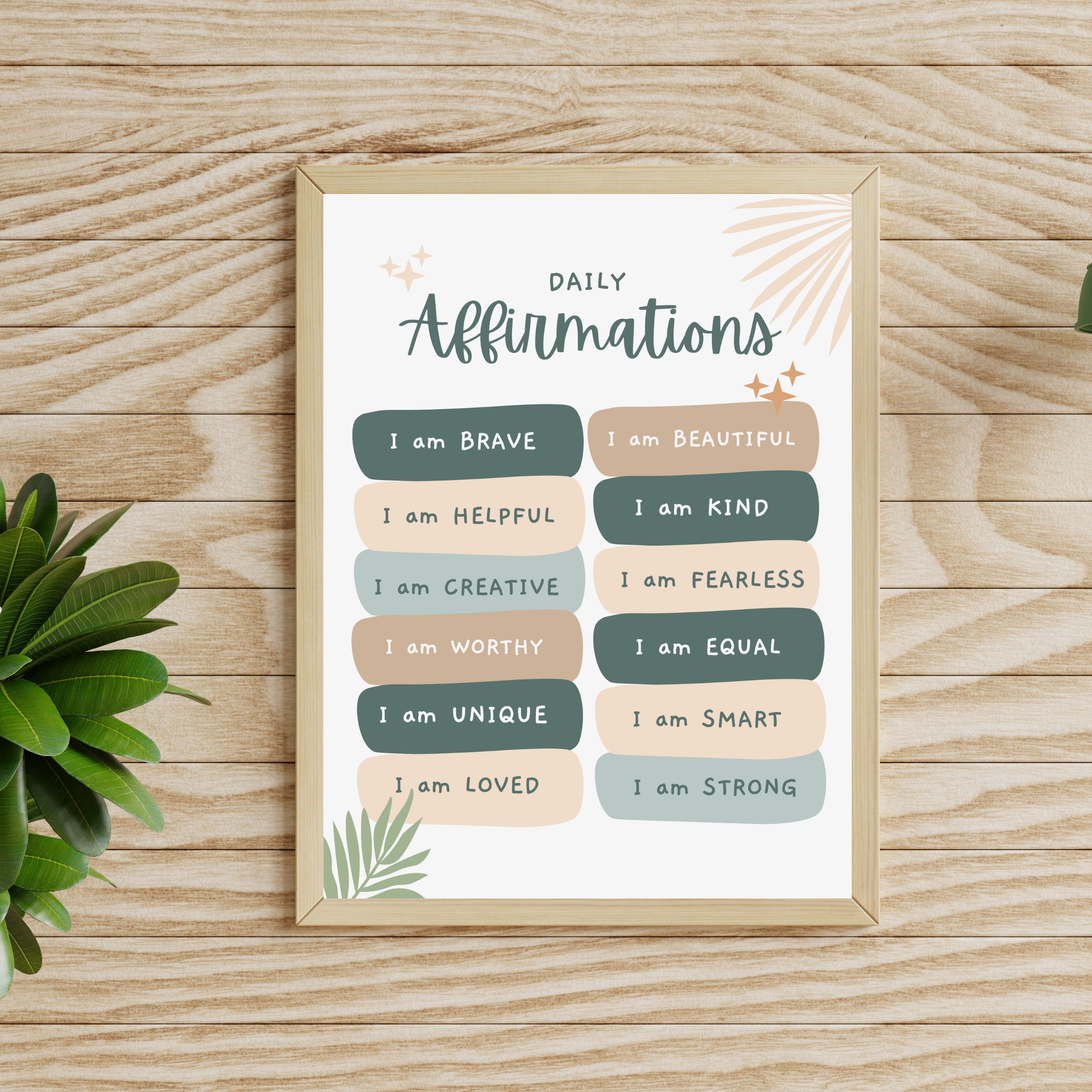 Positive Mindset Posters: Boho Classroom Decor (digital Download) - Etsy