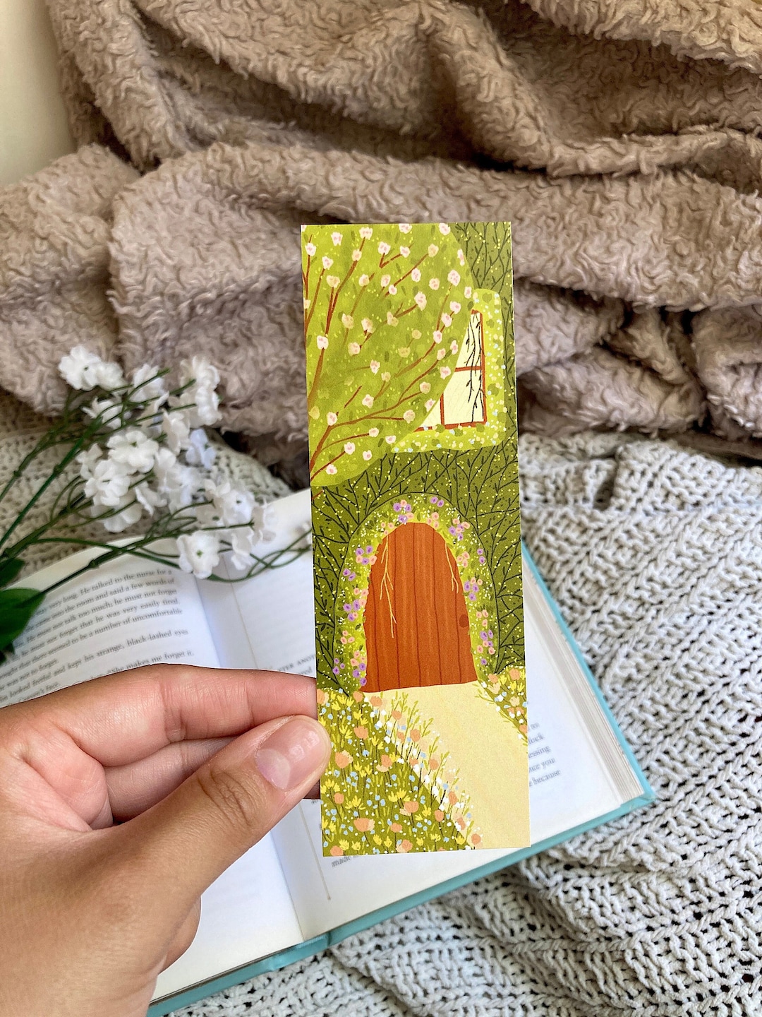 A Secret Garden Bookmark, Fairytale Bookmark, Enchanted Bookmark ...