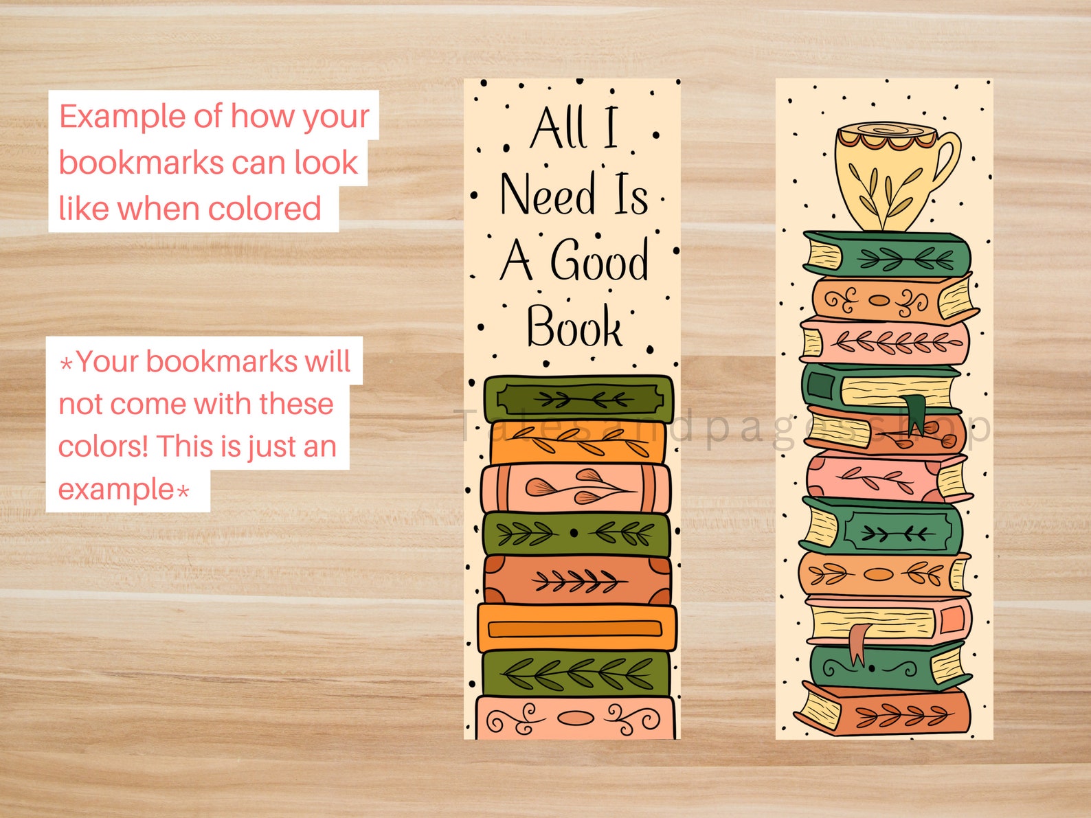 Reading Printable Coloring Bookmarks for Adults and Kids, Library ...