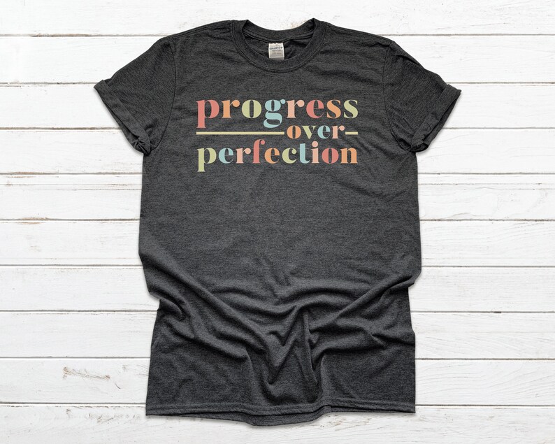 Teacher Shirts, Progress Over Perfection, Teacher Gifts, Teacher Shirt ...