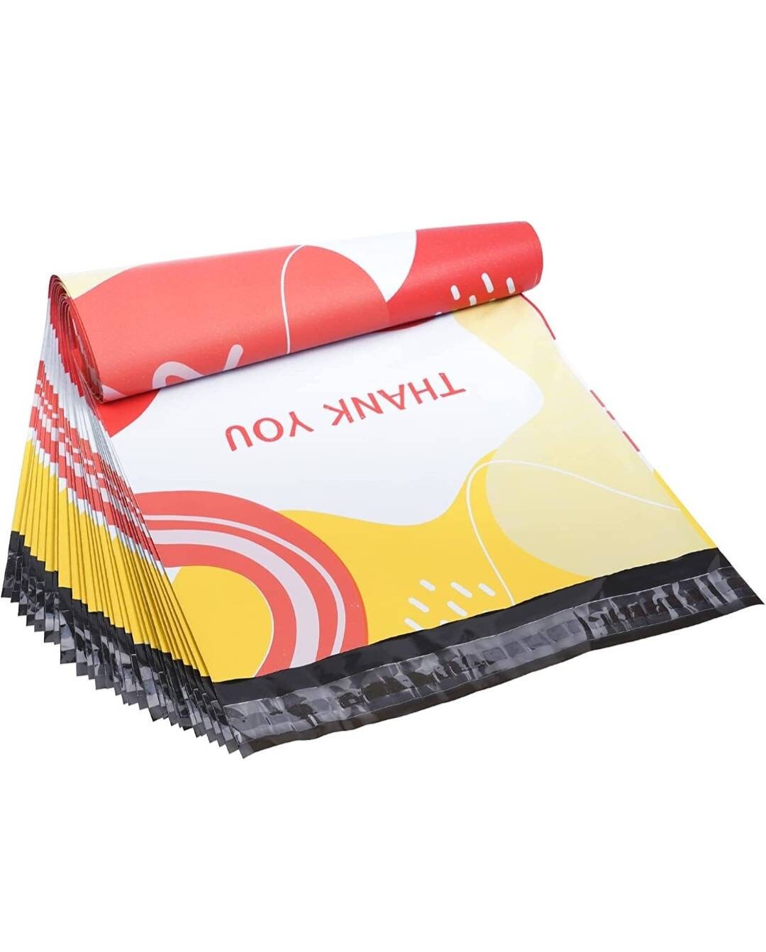 Thank You Polymailer 10x13 • Colorful Polymailer • Thank You Mailer ...