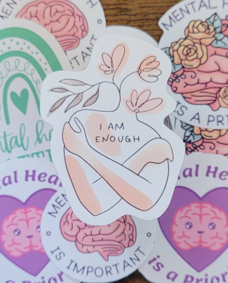 Mental Health Awareness Sticker Pack Waterproof Stickers 5 - Etsy