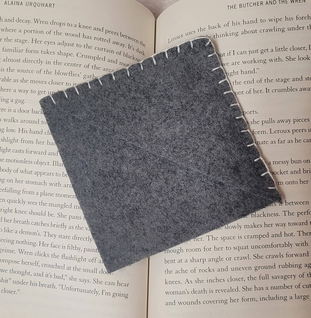 Felt Bookmark • Handmade • Felt • Corner Bookmark • Bookmark - Etsy