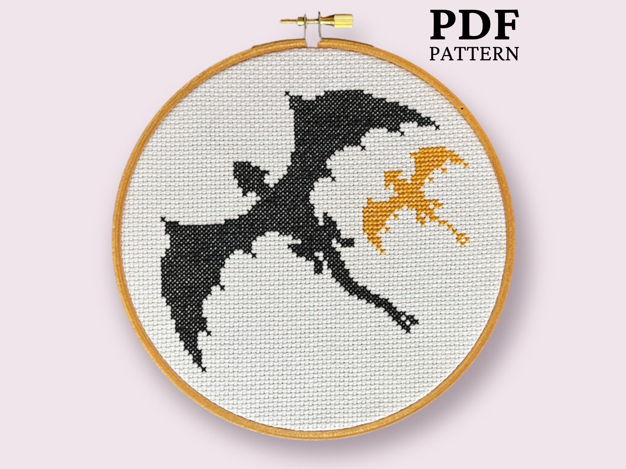 PDF ONLY - Dragons: Tairneanach and Andarna - Cross Stitch Pattern ...