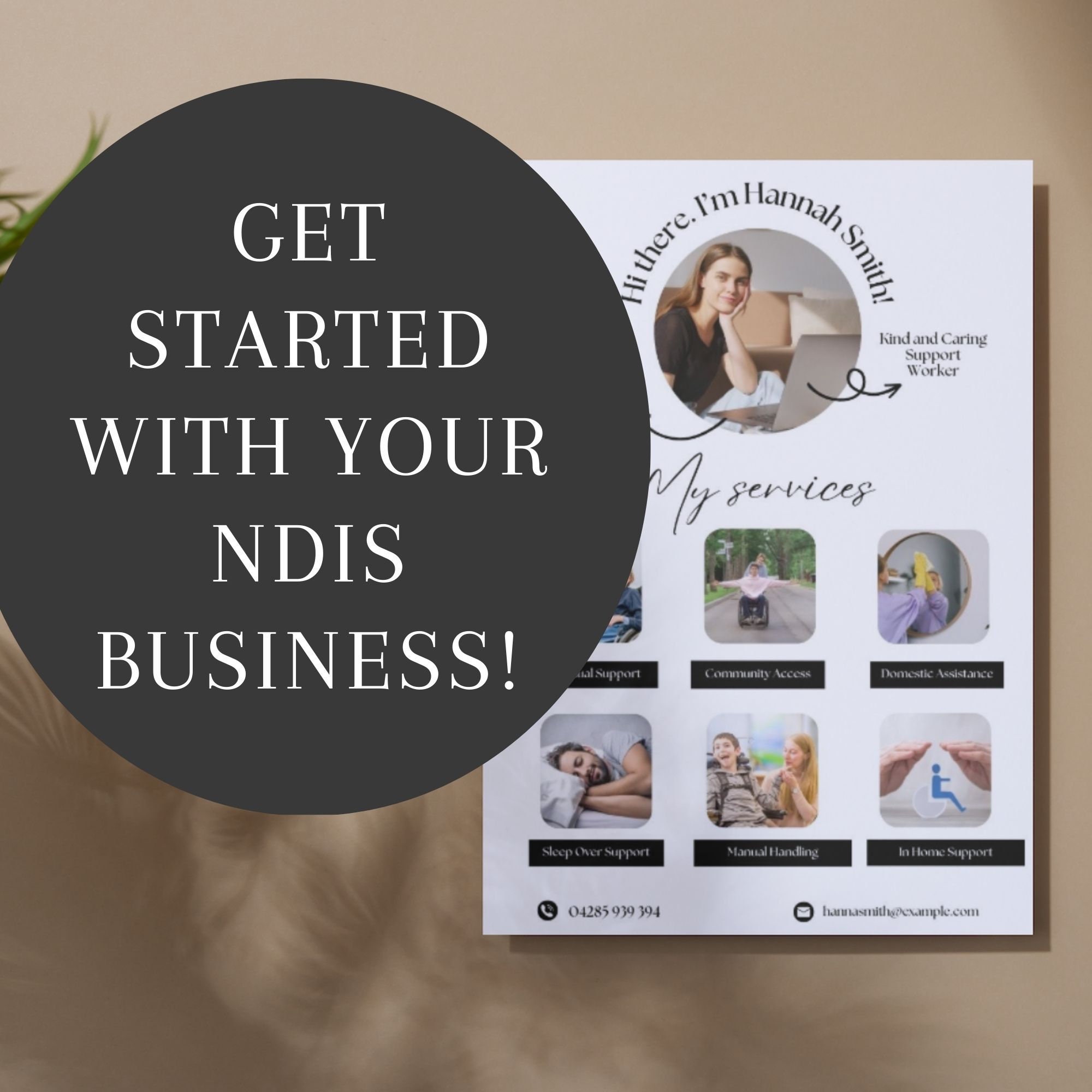 NDIS Business Starter Bundle Support Worker Disability Support Forms ...