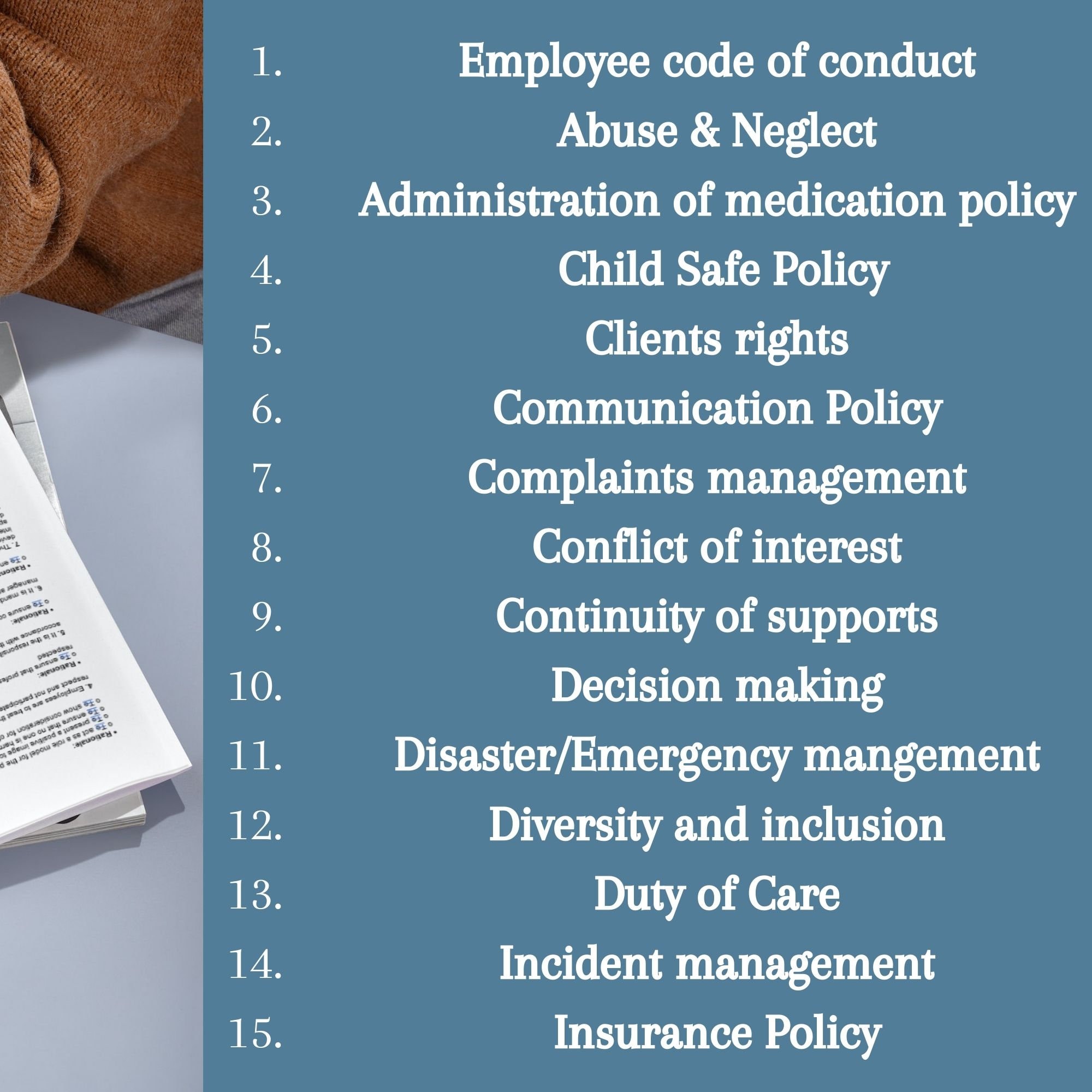 NDIS Bundle Policy Procedure Documents, Business Support, Editable ...