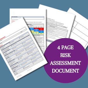 Risk Assessment NDIS Business Support Worker Agency Word Document ...