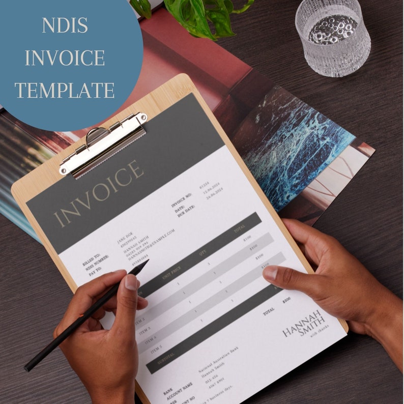 NDIS Business Bundle Business Support Work Agency Canva Template for ...