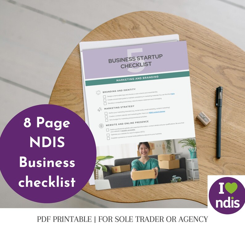 Startup NDIS Business Checklist Business Launch Checklist Business ...