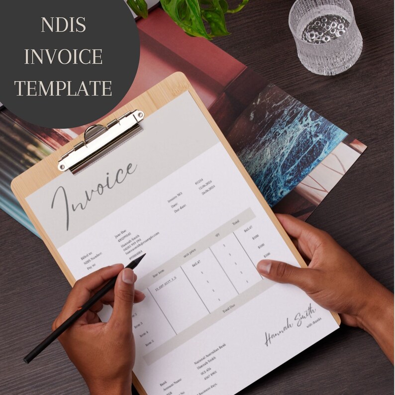 NDIS Business Bundle Business Support Work Agency Canva Template for ...