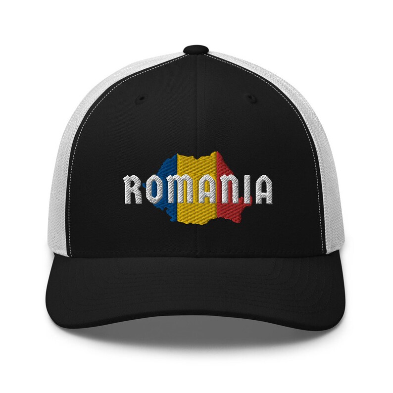 Romania Hat, Romanian Flag Hat, Embroidered Hat, Romania Trucker ...