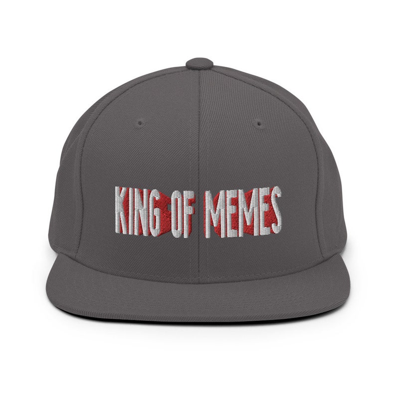 King of Memes Hat, Embroidered Hat, Internet Undefeated, Internet Humor ...