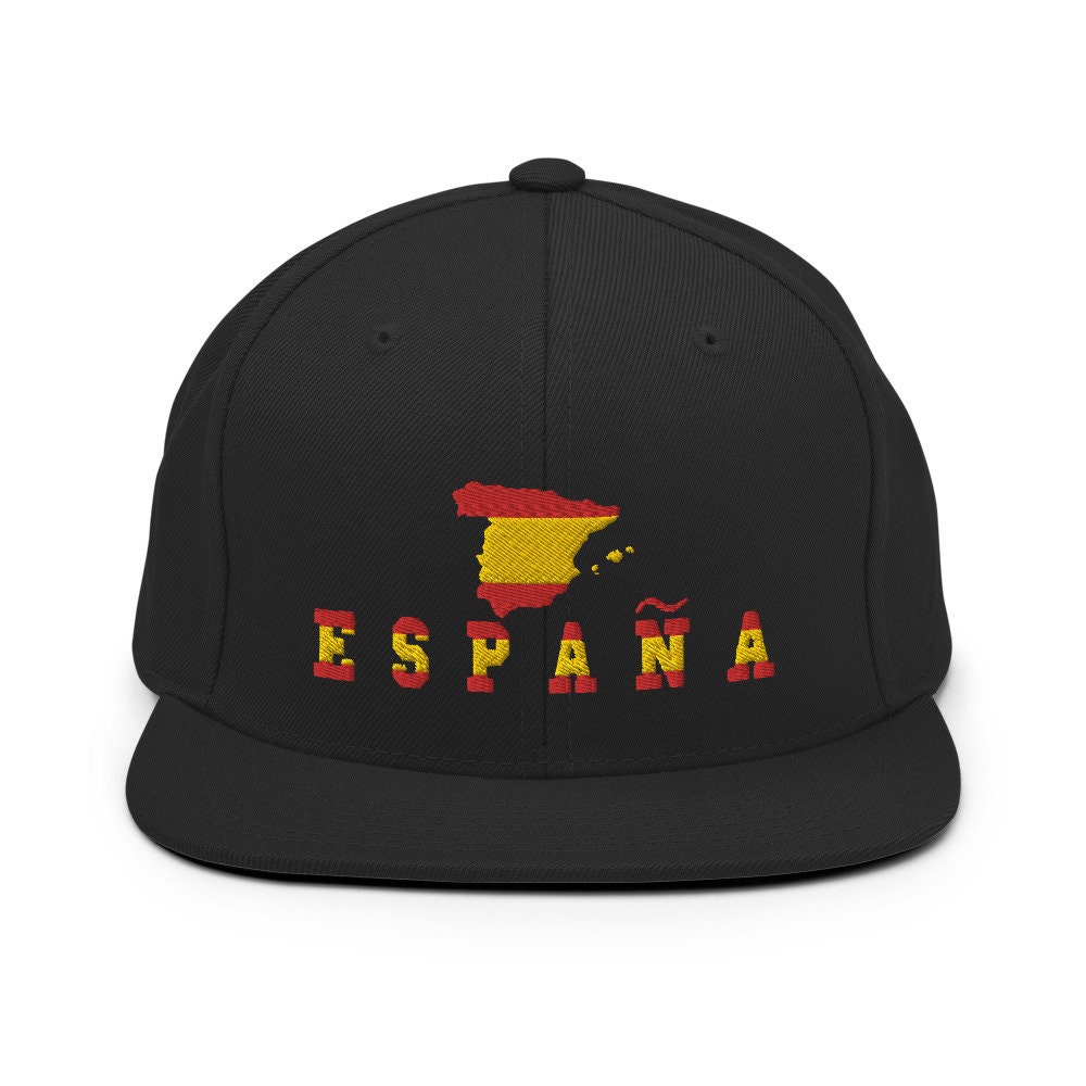 Spanish Cap Flag Espana Spain Flag Sports Embroidered Baseball - Etsy