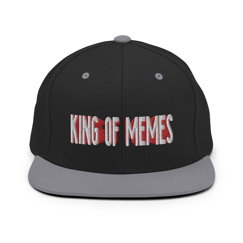 King of Memes Hat Embroidered Hat Internet Undefeated - Etsy