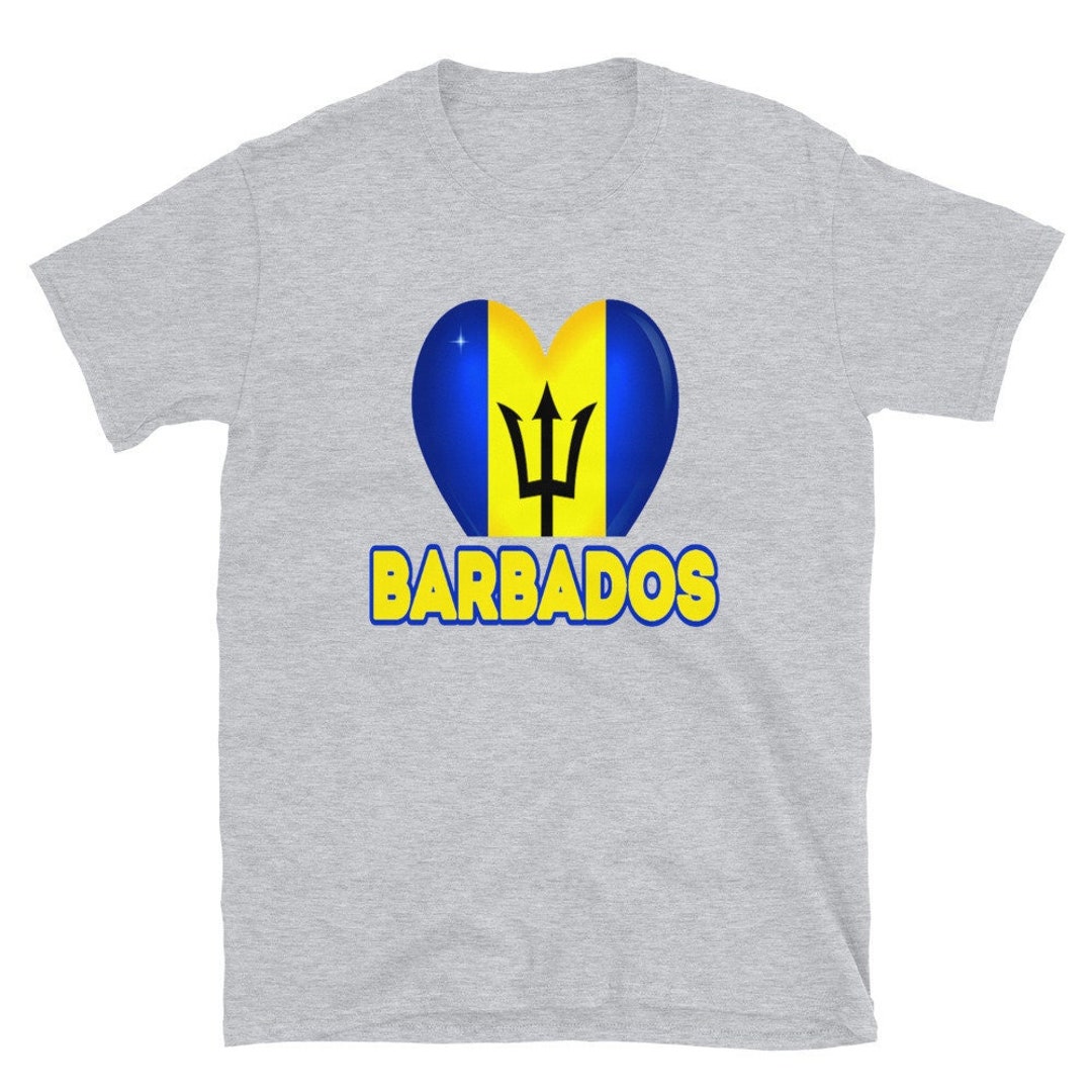 Barbadian National Flag of Barbados T-shirt - Etsy