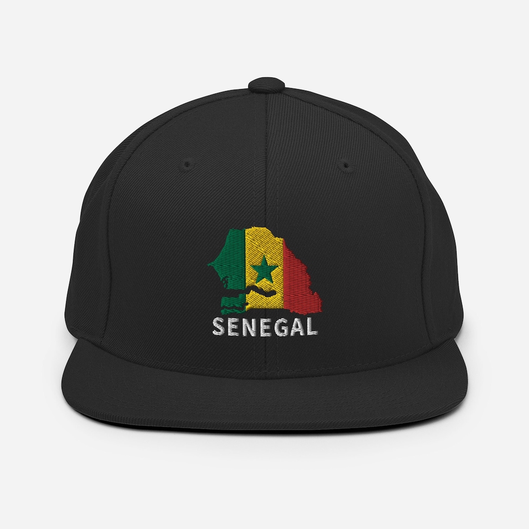 Senegal Hat, Embroidered Hat, Senegalese Flag Cap, West African Gift, Senegal Snapback Hat - Etsy