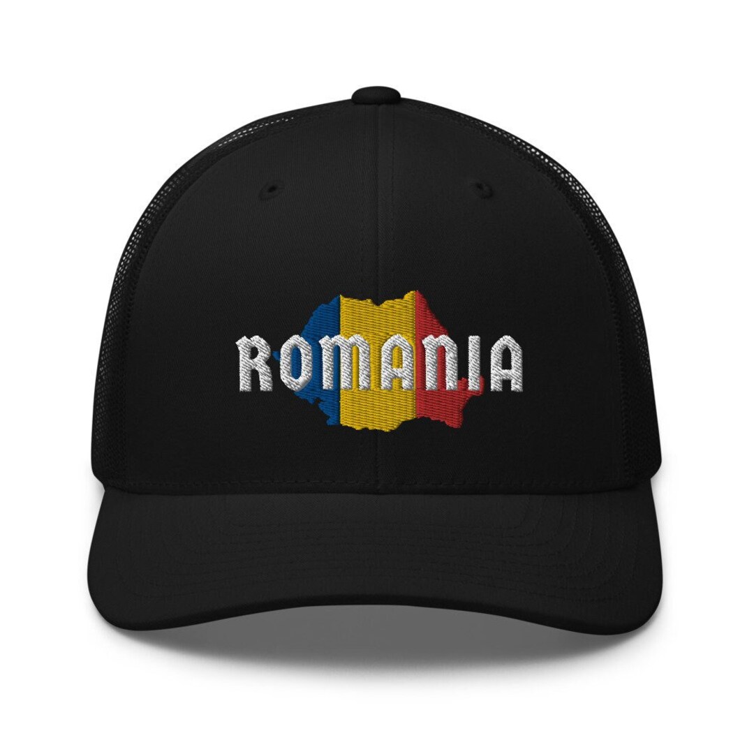 Romania Hat, Romanian Flag Hat, Embroidered Hat, Romania Trucker ...
