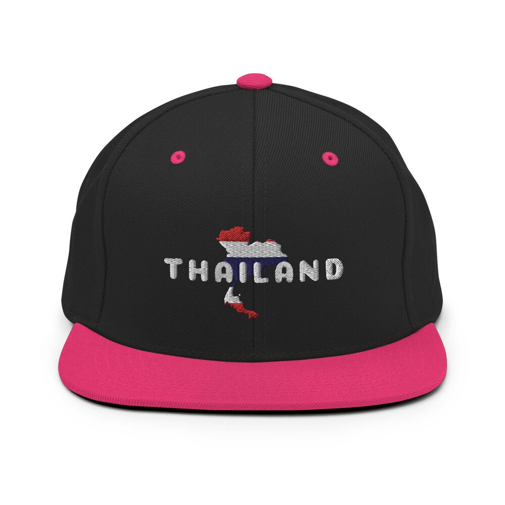 Thai Hat, National Flag of Thailand Hat, Embroidered Thailand, Snapback ...