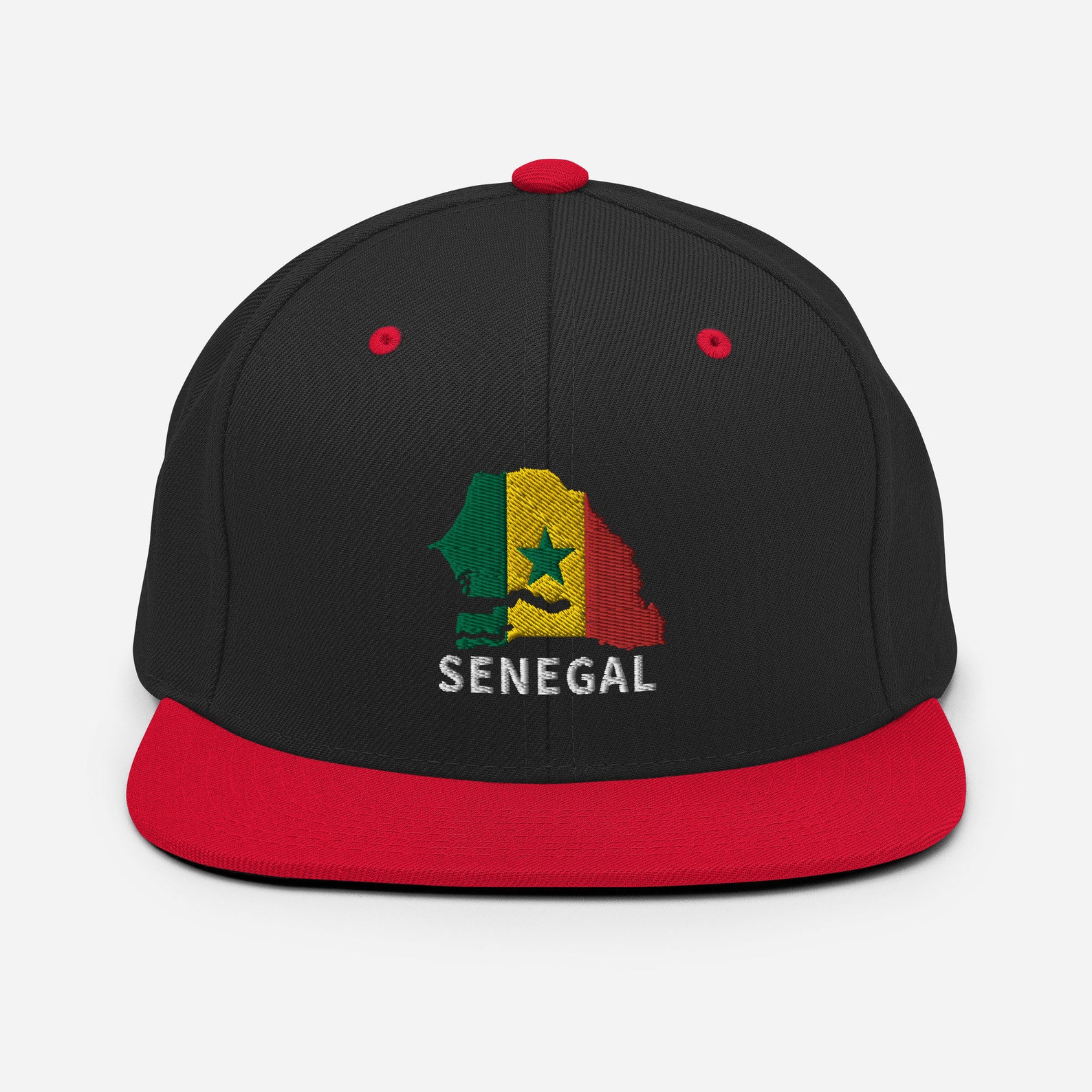 Senegal Hat Embroidered Hat Senegalese Flag Cap West - Etsy