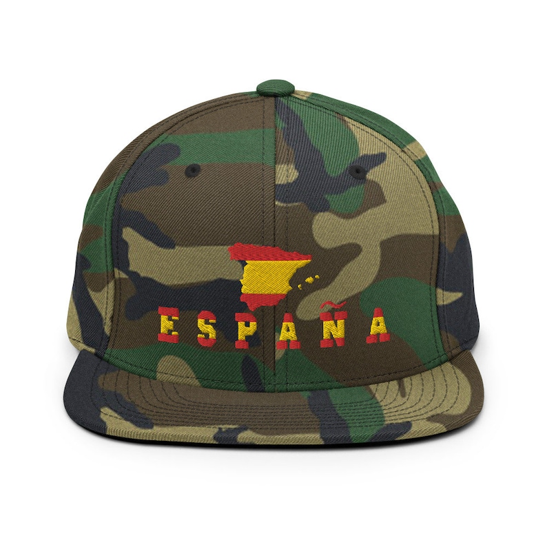 Spanish Cap Flag Espana Spain Flag Sports Embroidered Baseball - Etsy