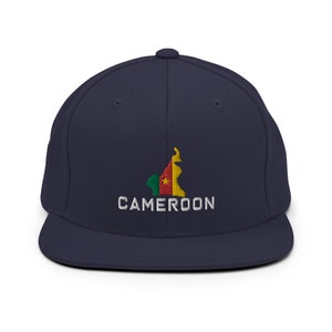 Cameroonian National Flag of Cameroon Embroidered African Snapback ...