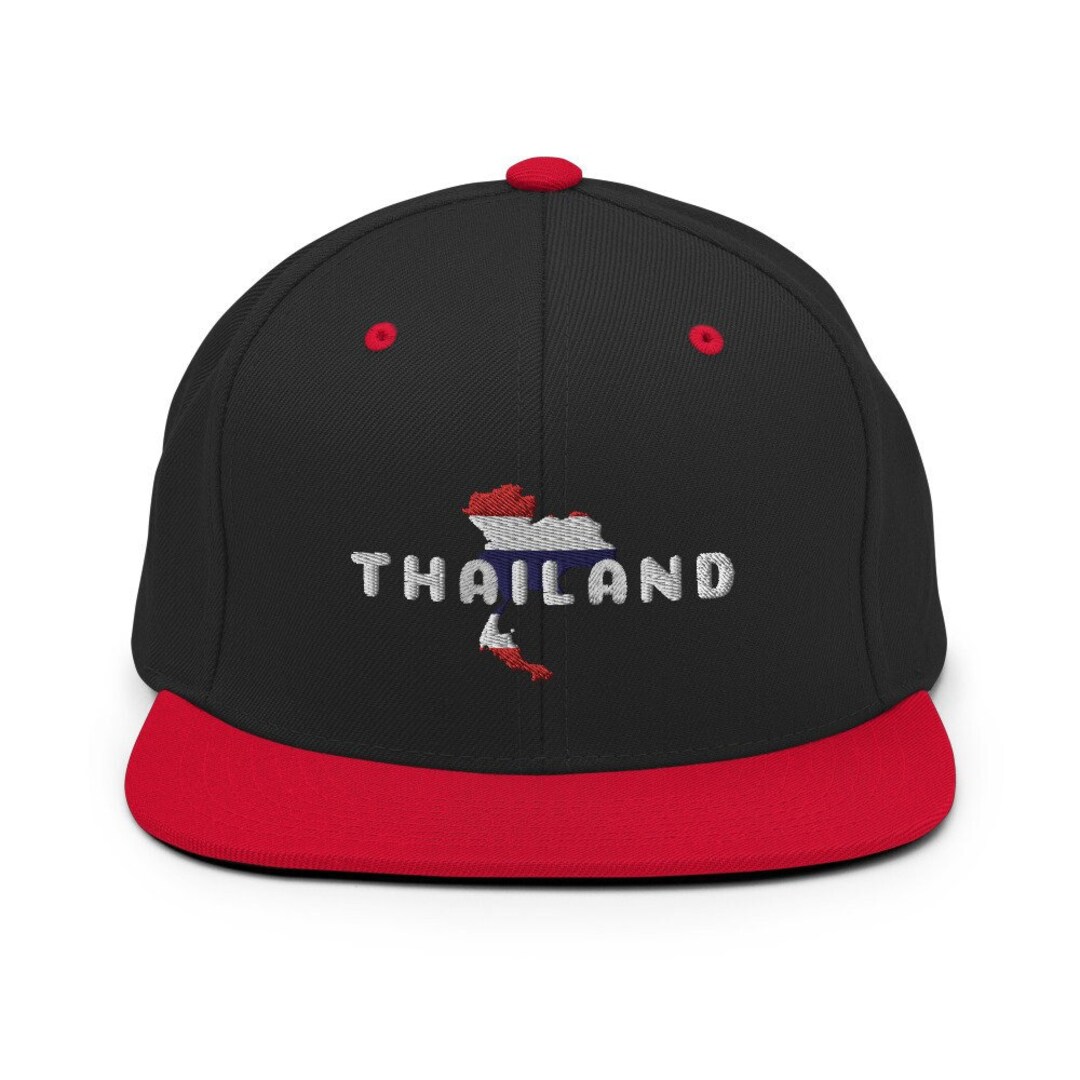 Thai Hat, National Flag of Thailand Hat, Embroidered Thailand, Snapback ...