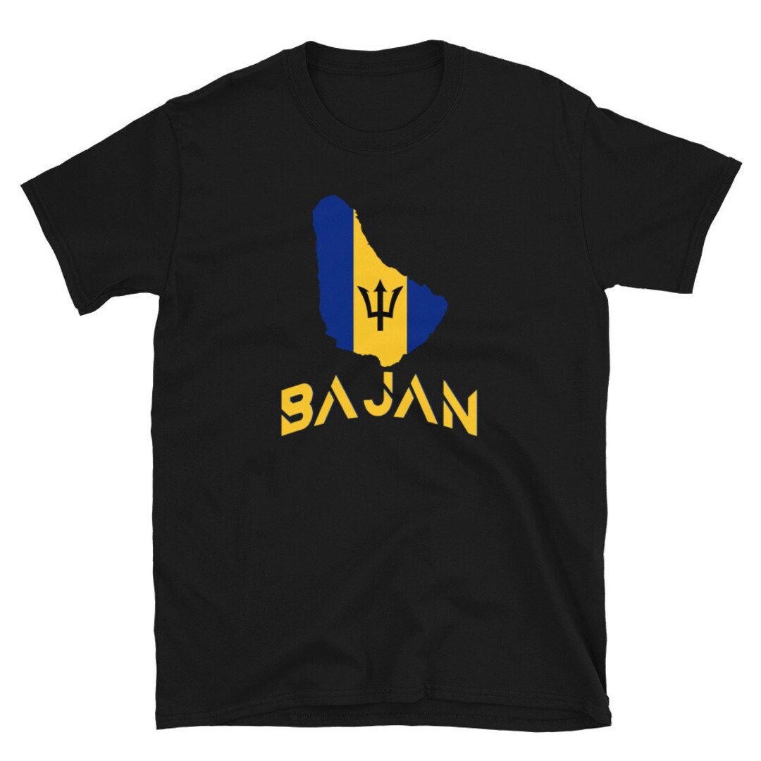 Bajan Shirt, Barbados Flag Shirt, Barbadian Gift, Caribbean Gift, Bajan ...