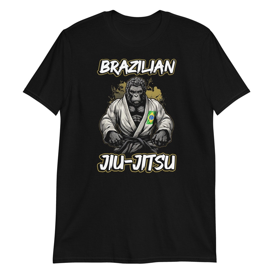 Brazilian Jiu Jitsu Shirt, Grappler Gorilla Gift, Bjj Gift, Martial ...