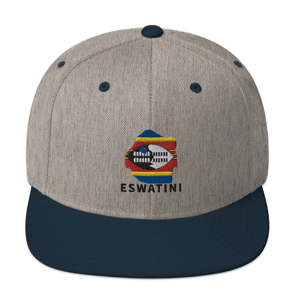 Eswatini Hat, Embroidered Swaziland Hat, South African Gift, Eswatini ...