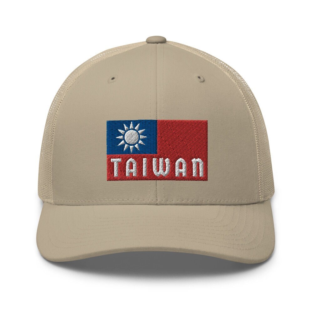 Taiwan Flag Hat Flag of Taiwan Hat Embroidered Taiwanese | Etsy