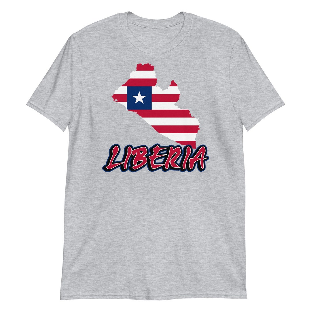 Liberia Shirt, Liberian Flag Shirt, West African Shirt, African Tee, Liberian Gift, African ...