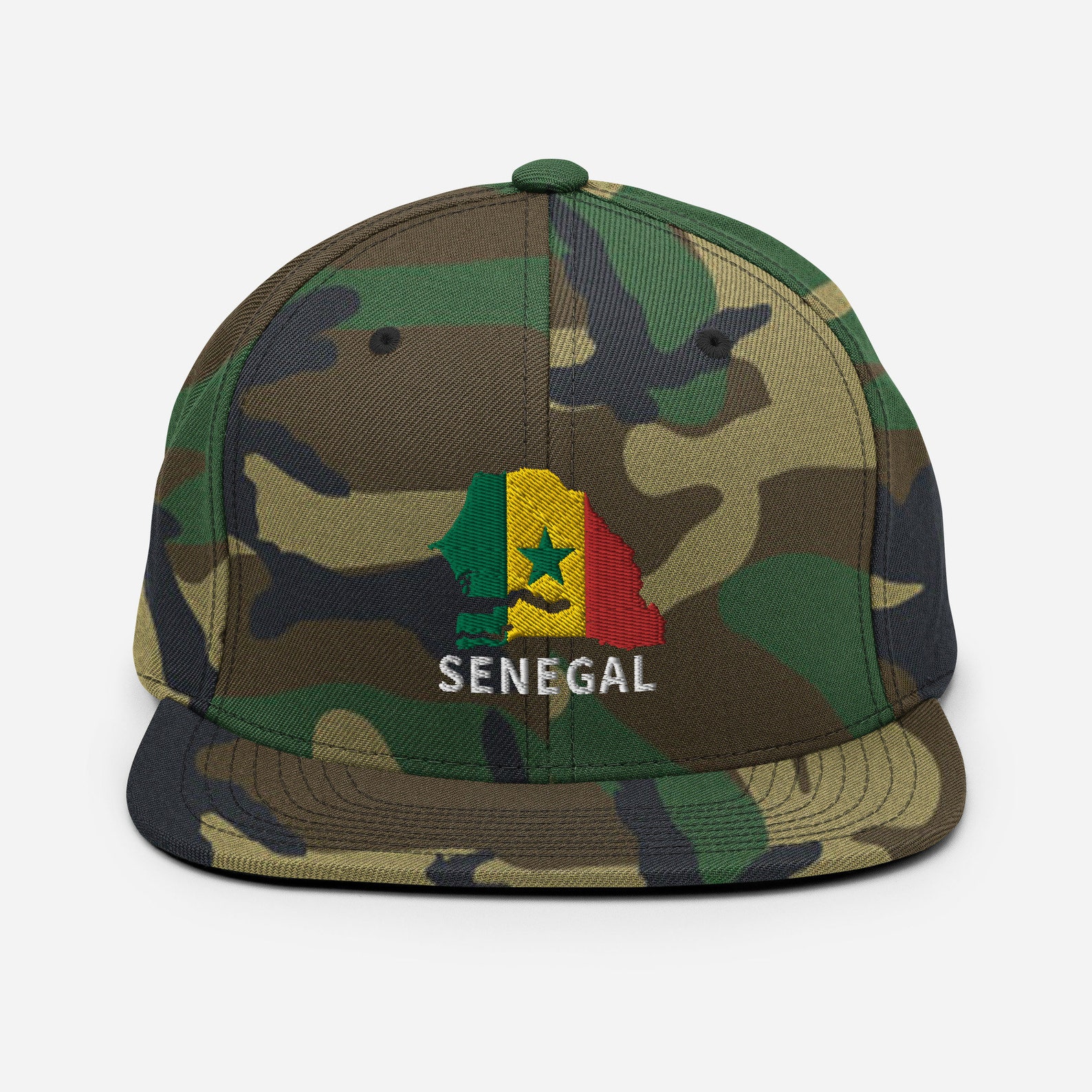 Senegal Hat Embroidered Hat Senegalese Flag Cap West - Etsy