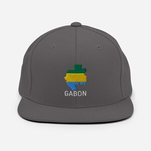 Gabon Hat, Embroidered Hat, Gabonese Flag, Gabonese Republic, Central ...