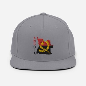 Angola Hat, Embroidered African Gift, Angolan Flag, South African ...