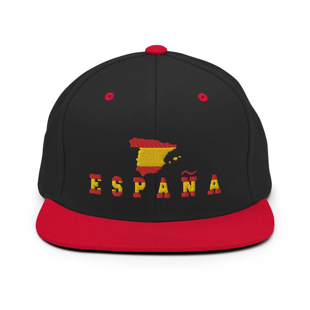 Spanish Cap Flag Espana Spain Flag Sports Embroidered Baseball Snapback ...
