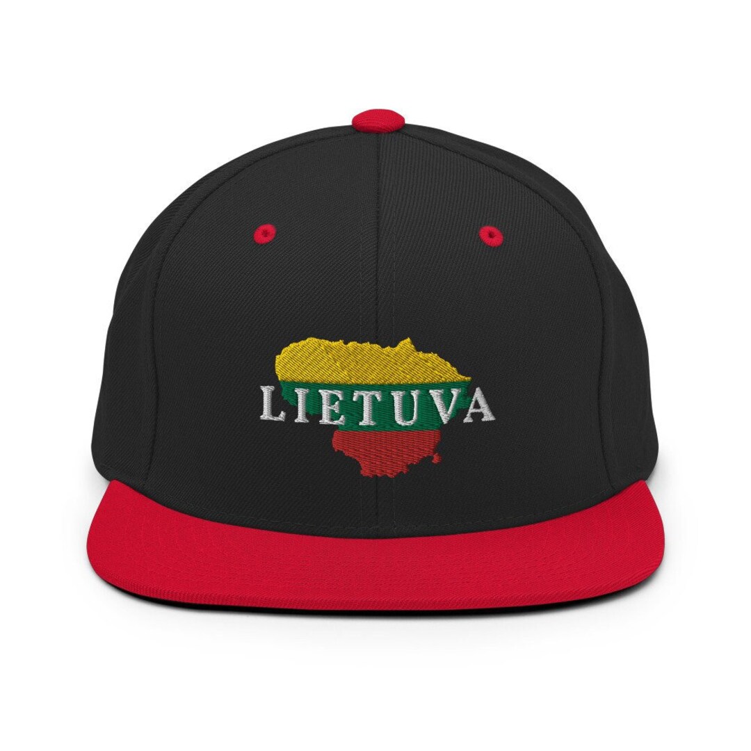 Lithuanian Hat, Flag of Lietuva Hat, Lithuania Embroidered, Adjustable ...