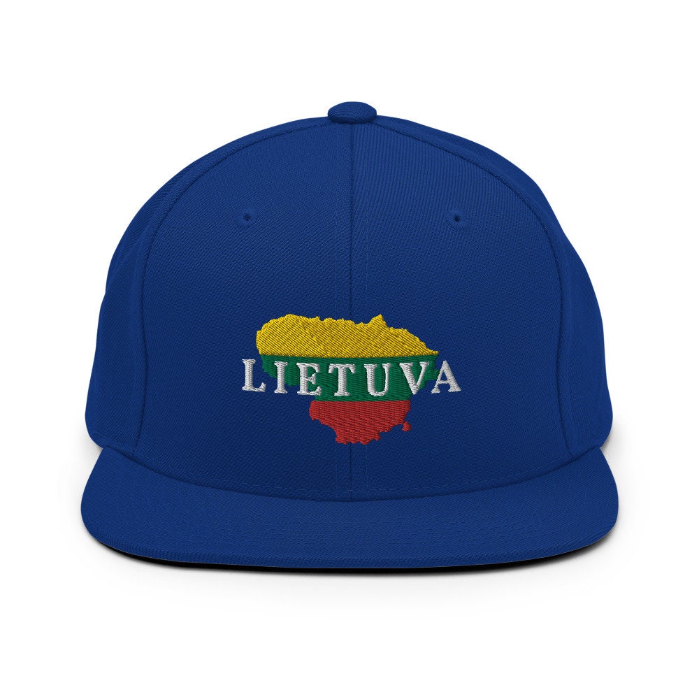 Lithuanian Hat, Flag of Lietuva Hat, Lithuania Embroidered, Adjustable ...