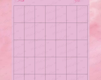 Pretty Pink Project Planner, Plan and Track Each Project, Instant ...