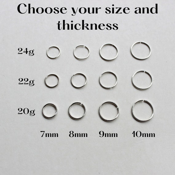 Smallest gauge nose hoop store