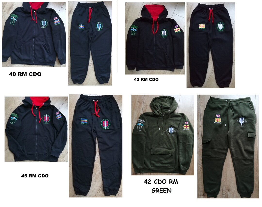 Royal Marines Commando Tracksuit Set Fleece 40 42 45 CDO - Etsy