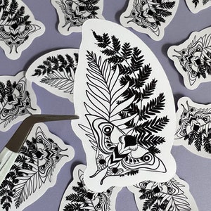 Ellie Fern Moth Tattoo the Last of Us Sticker TLOU TLOU2 Joel - Etsy