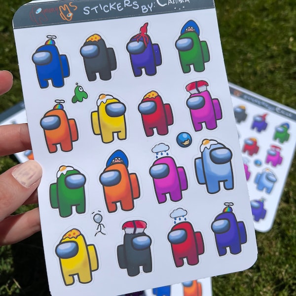 Stickers Pack Among Us - Etsy