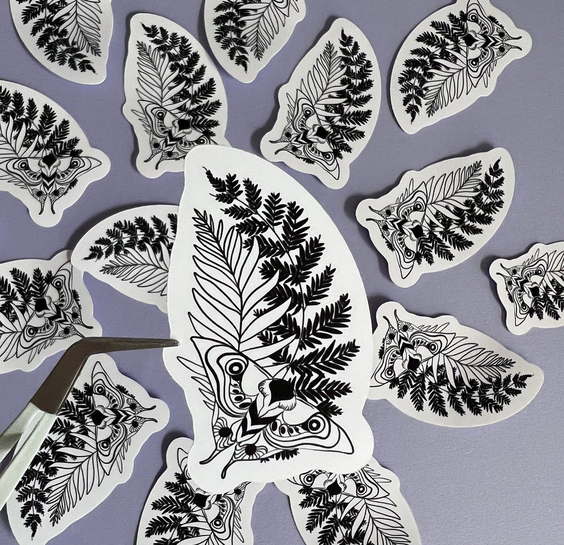 Ellie Fern Moth Tattoo the Last of Us Sticker TLOU TLOU2 Joel - Etsy